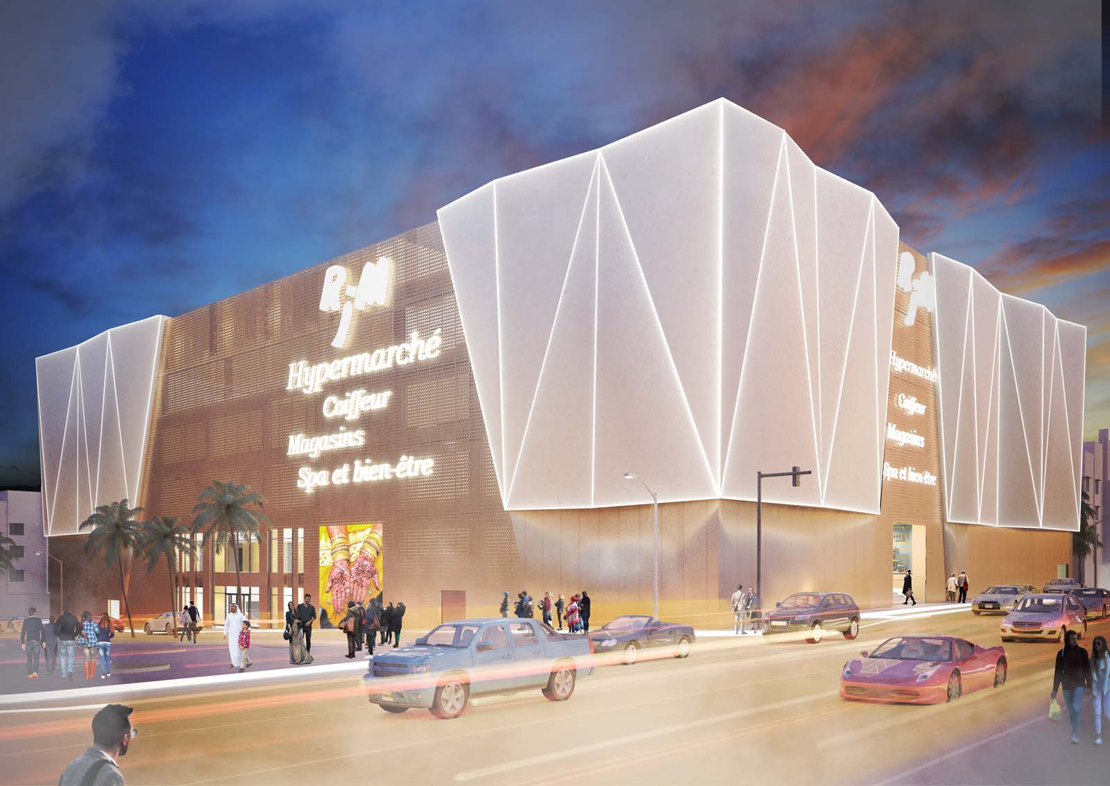 Ritaj Mall Shopping Complex - Italian Group for engineering consulting